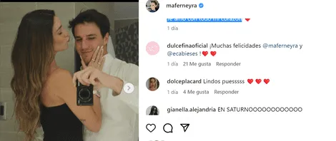 Mafer Neyra en Instagram cumplió dos años de relación con su novio ...
