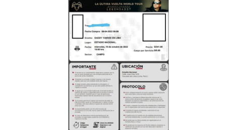 Teleticket: cómo saber si una entrada es falsa, conciertos en Perú | El ...