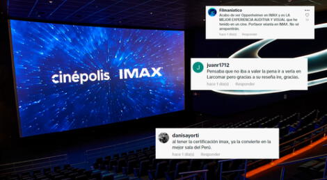 Así fue la primera función en sala IMAX en Cinépolis del Larcomar para ...