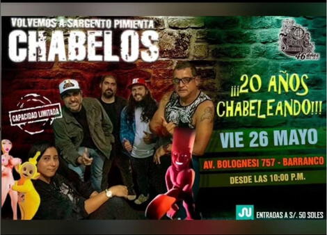 Giovanni Ciccia | show de Chabelos por 20 años y nuevo álbum en ...