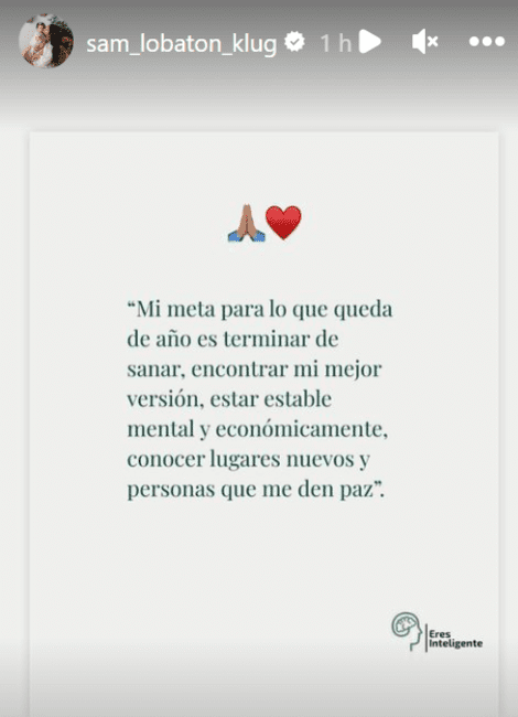 Samahara Lobatón explica sus metas para la mitad del año tras terminar ...