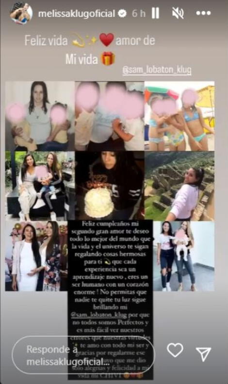 Melissa Klug Instagram Envía Mensaje A Su Hija Samahara Lobatón Tras