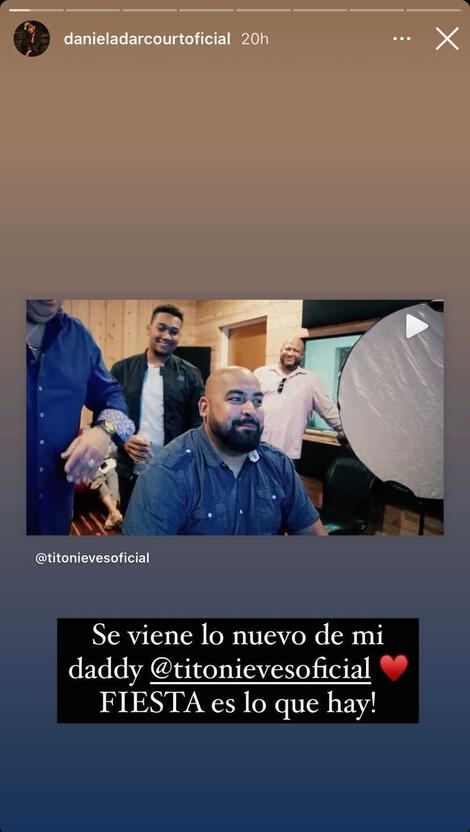 Daniela Darcourt Instagram promociona próxima canción de Tito Nieves y ...
