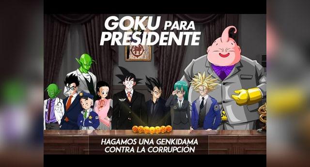 Gokú presidente: conoce quiénes conformarían su plancha electoral (FOTO ...
