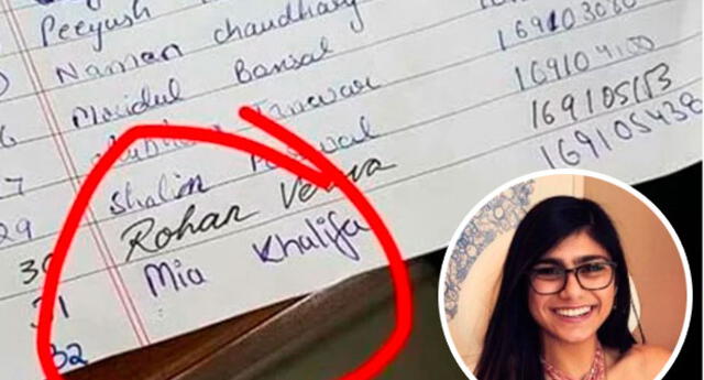 Facebook ¿mia Khalifa Apareció Sorpresivamente En Un Salón De Clases