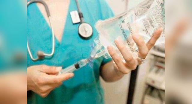 Salud: ¿Sabes cuántas calorías aporta el suero a un paciente hospitalizado?