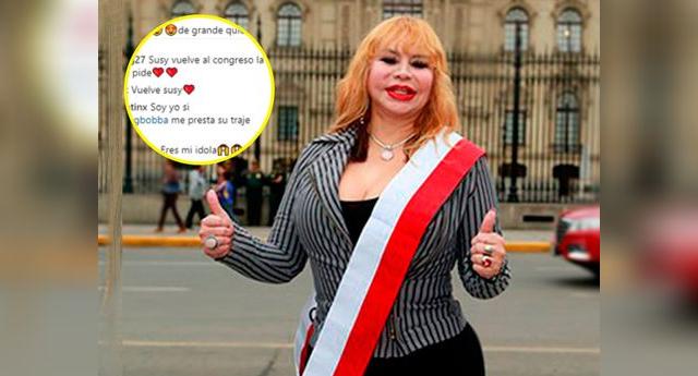 Instagram: Susy Díaz recuerda su pasado de congresista y seguidores ...