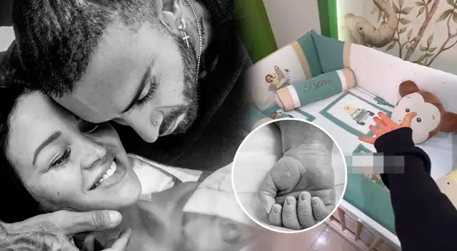 Angie Arizaga muestra la decoración del cuarto de su bebé a días de ...