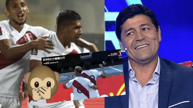Perú vs. Ecuador: Checho Ibarra celebra gol de Edison Flores ante la ...