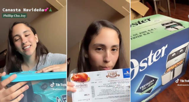 Tiktok viral: Peruana muestra canasta navideña de Phillip Chu Joy y deja impactados a usuarios ...