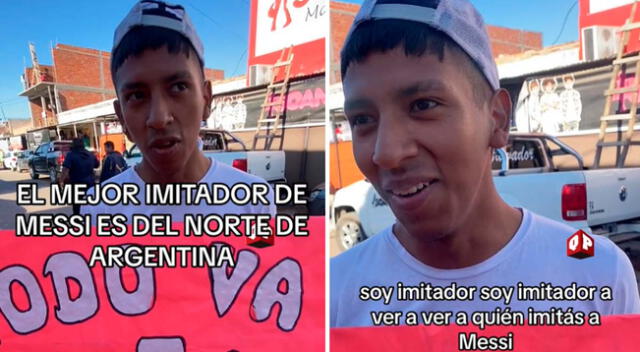 Argentino sorprende con imitación de Messi y performance es viral ...