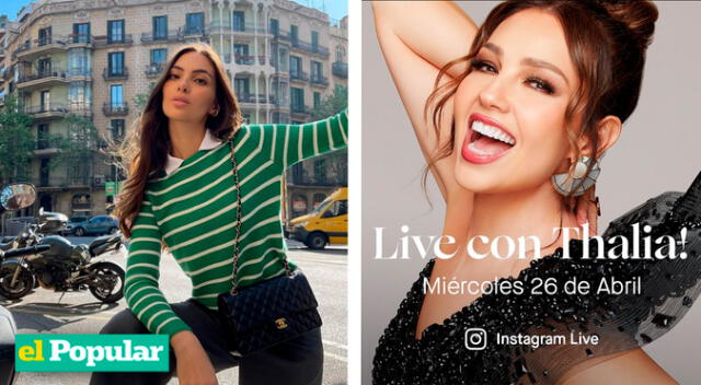 Thalía en Instagram | Natalia Vértiz anuncia entrevista icónica con ...