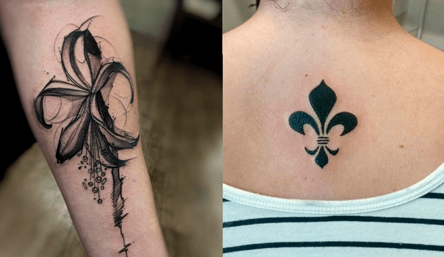 El poderoso significado de los tatuajes de la flor de lis | El Popular