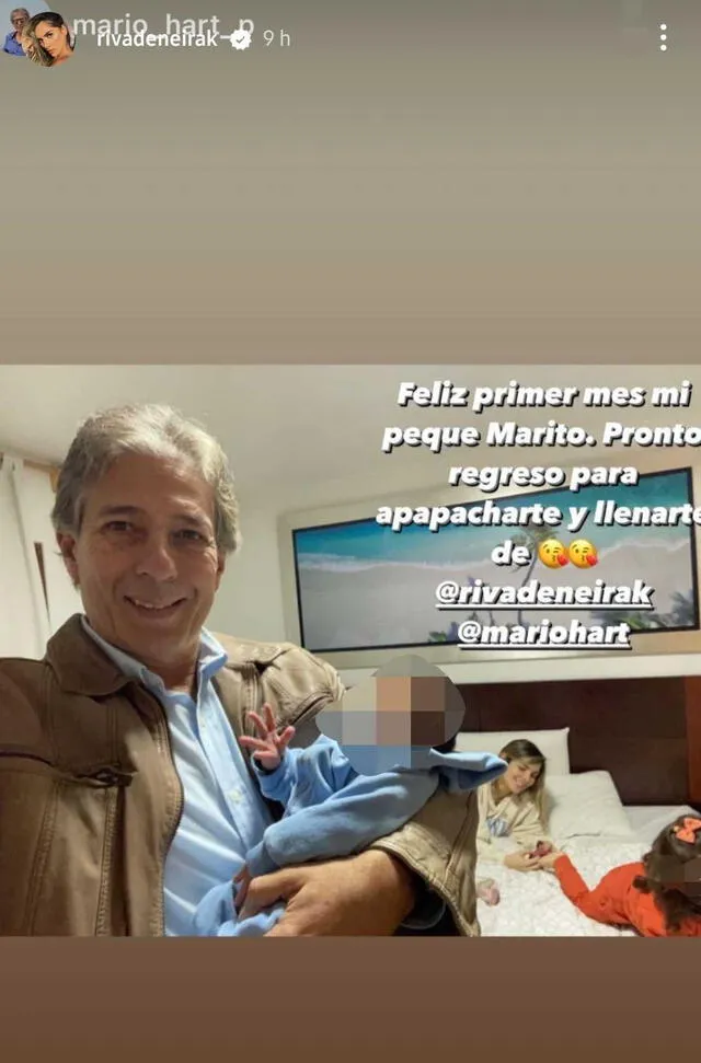 Mario Hart: su papá en Instagram se muestra chocho con los dos nietos ...